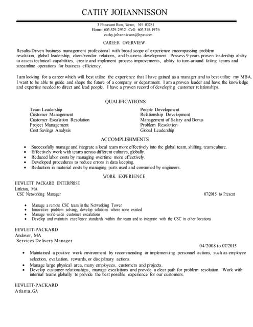 Donald Stevenson Resume | PDF