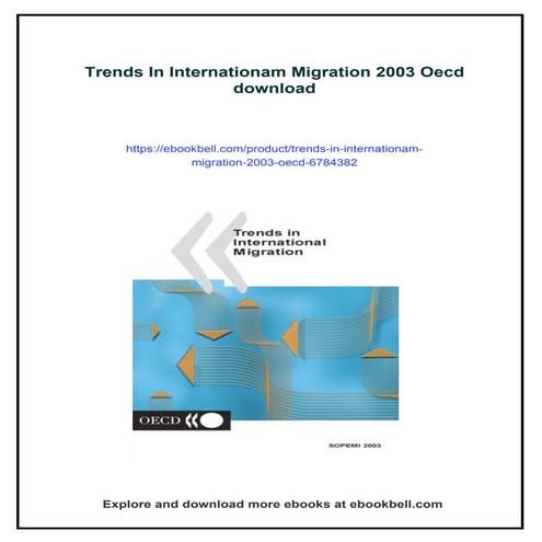 Trends In Internationam Migration 2003 Oecd | PDF