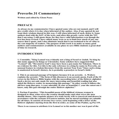 33960878 proverbs-31-commentary | PDF | Christianity | Religion ...