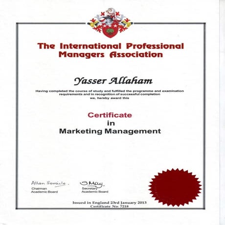 Certificate in Marketing Management.PDF
