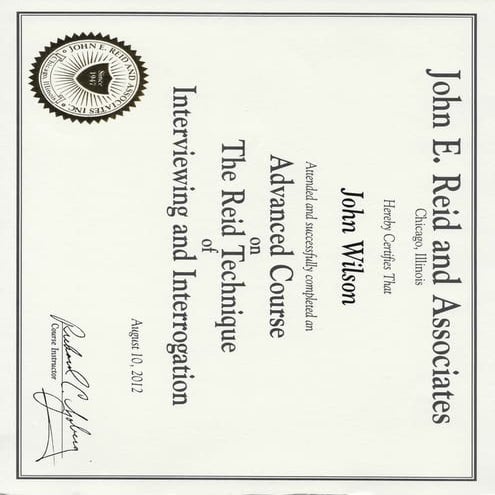 Reid Technique Advanced 2012 Pdf