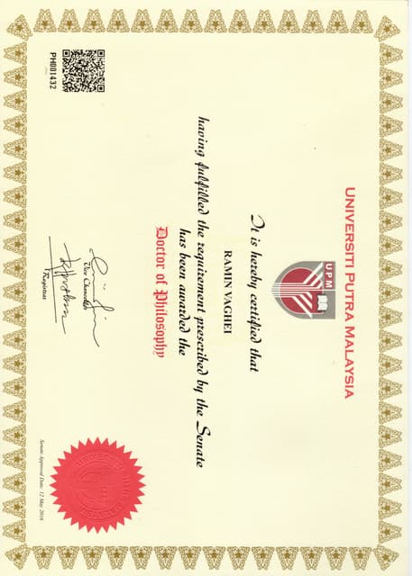 PhD Senate Letter | PDF