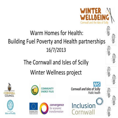 The Cornwall and Isles of Scilly Winter Wellness project | PPT