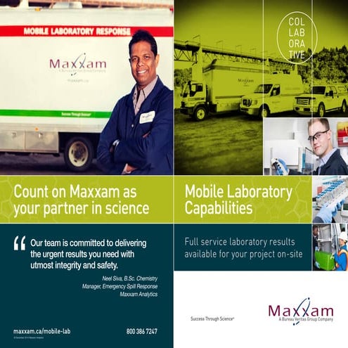 Maxxam Analytics Mobile Lab | PPT