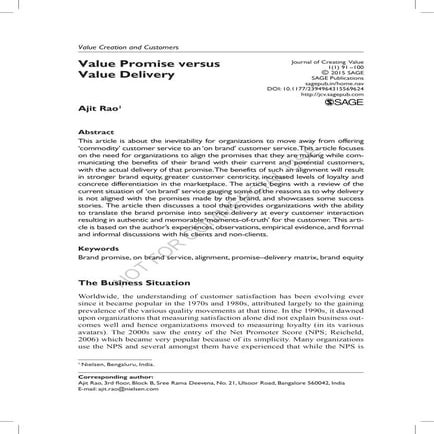 Promise-Delivery | PDF