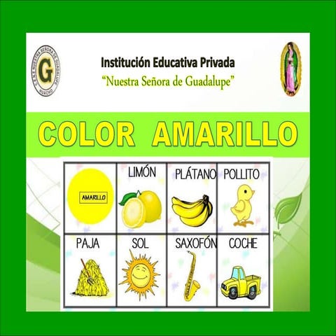 33 el color amarillo | PPTX