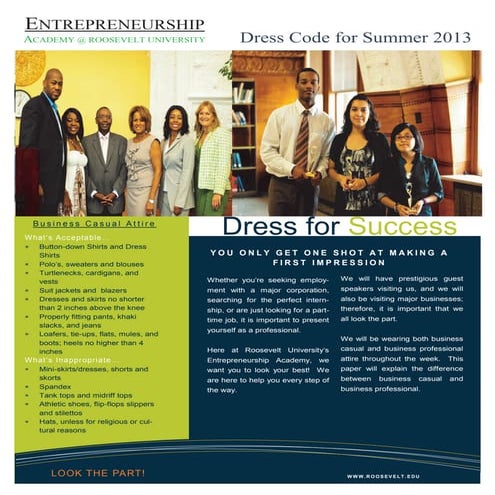 Dress Code Presentation | PPTX