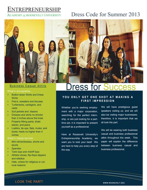 Dress Code Presentation | PPT