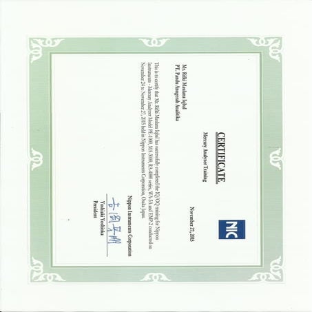 Sertifikat NIC - RMI | PDF