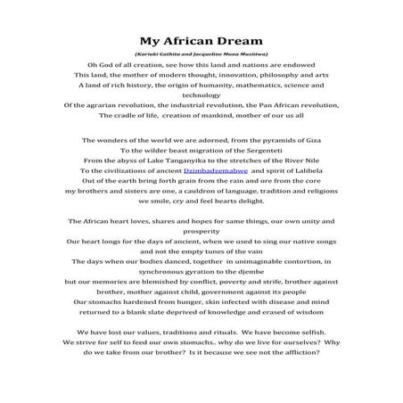 African Poems Pdf | PDF