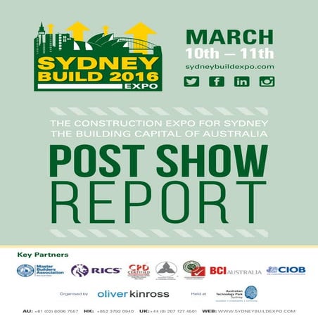 Sydney Build Post Show Report | PDF
