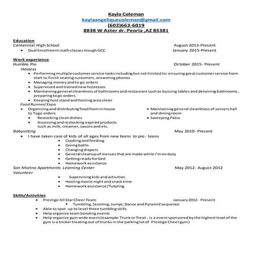 My resume | DOCX