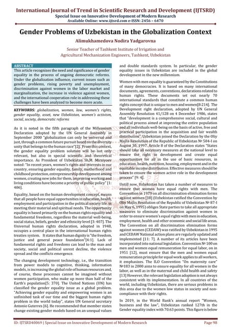 Solutions for gender concerns | PPT