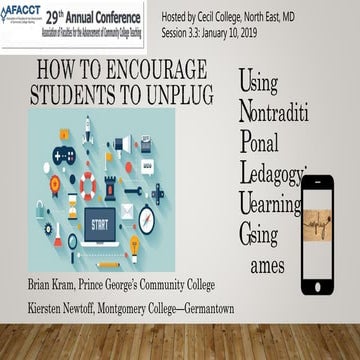 How to encourage students to unplug | PPTX