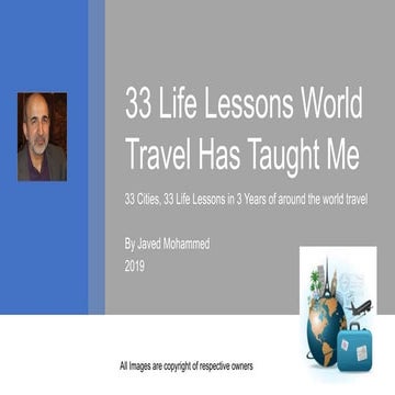 33 life lessons travel has taught me | PDF