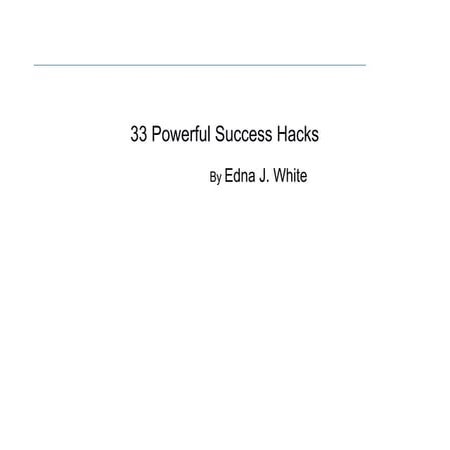Seeds of success by Jack Myrick | PPTX