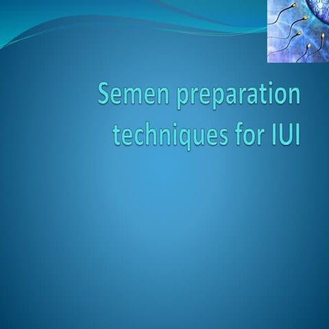 Copy_of_IUI_Sample_Prep.pptx | Infertility | Reproductive Health