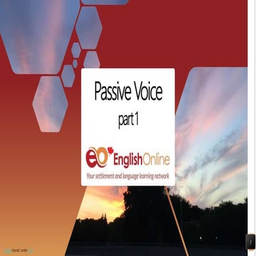 PASSIVE VOICE | PPTX