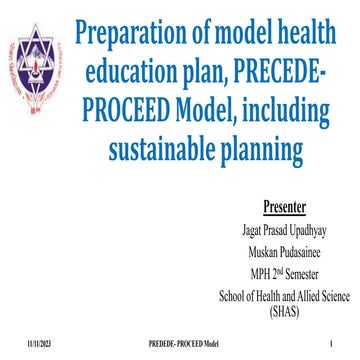 Precede - Proceed Model | PPTX