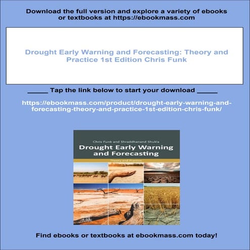 Drought Early Warning and Forecasting: Theory and Practice 1st Edition ...
