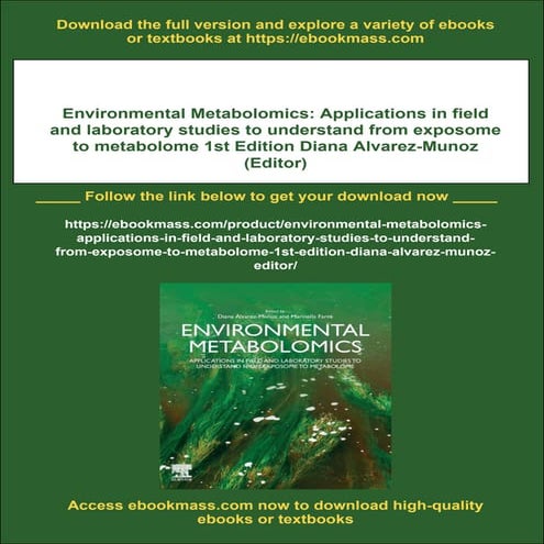 Environmental Metabolomics: Applications in field and laboratory studies to understand from ...