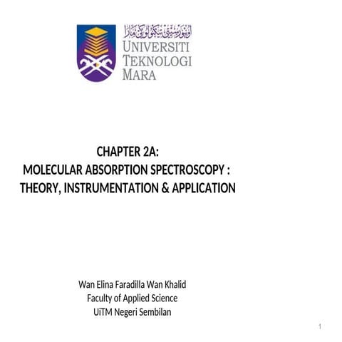 Sampling Techniques in IR Spectroscopy | PPTX