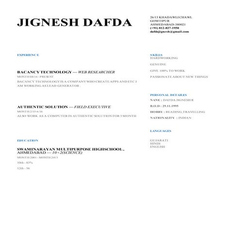 CopyofResume | DOCX | Education