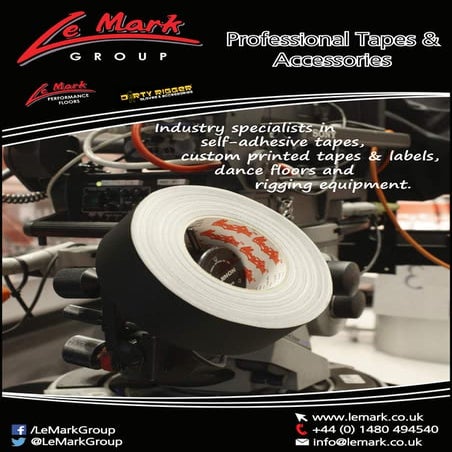 Le Mark Professional Tapes & Accessories Brochure | PDF