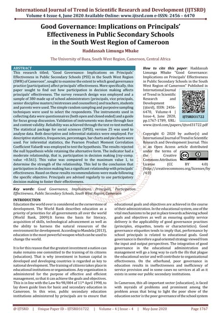 AN ANALYSIS OF THE EFFECTIVENESS OF THE BASIC EDUCATION ASSISTANCE ...