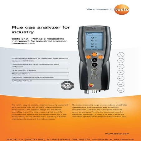 Combustion Analyzer | PDF