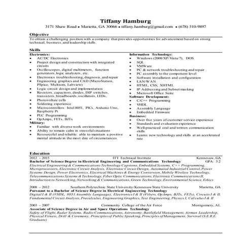 Raytheon Resume | DOCX