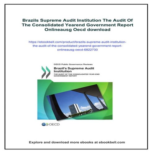 Brazils Supreme Audit Institution The Audit Of The Consolidated Yearend ...