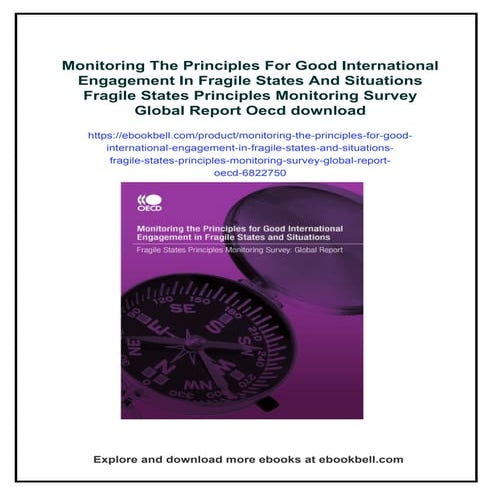 Monitoring The Principles For Good International Engagement In Fragile ...