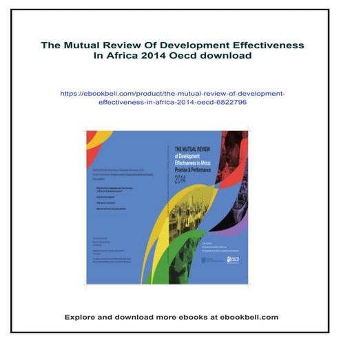 The Mutual Review Of Development Effectiveness In Africa 2014 Oecd | PDF