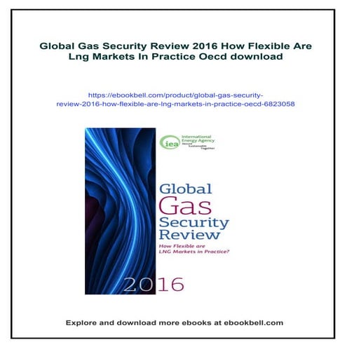 Global Gas Security Review 2016 How Flexible Are Lng Markets In ...