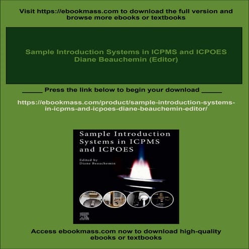 Sample Introduction Systems in ICPMS and ICPOES Diane Beauchemin ...