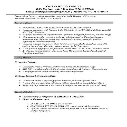 Chiranjit Chatterjee_Updated_ CV | PDF