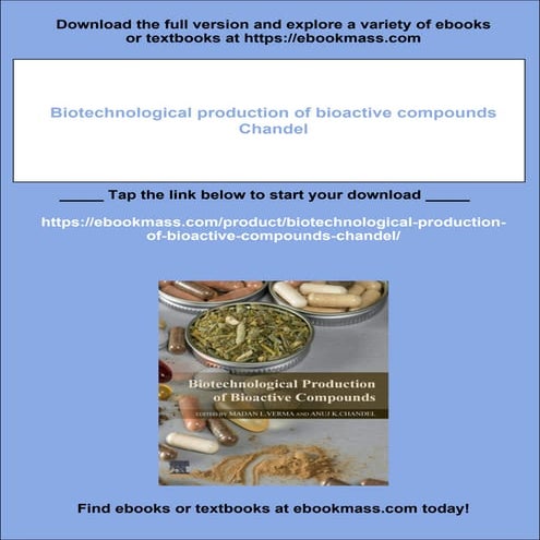 Biotechnological production of bioactive compounds Chandel | PDF