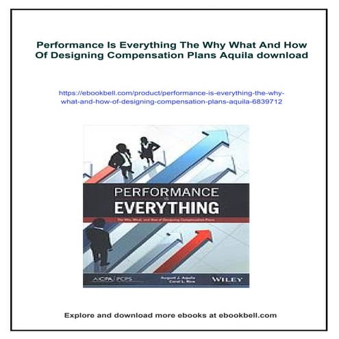 Performance Is Everything The Why What And How Of Designing ...