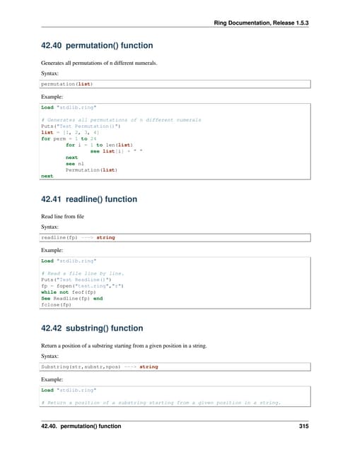 The Ring Programming Language Version 153 Book Part 35 Of 184 Pdf 2424