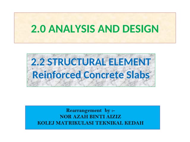 Beam and slab design | PDF