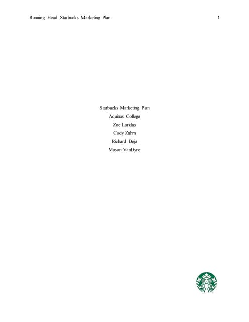Case study starbucks | DOC