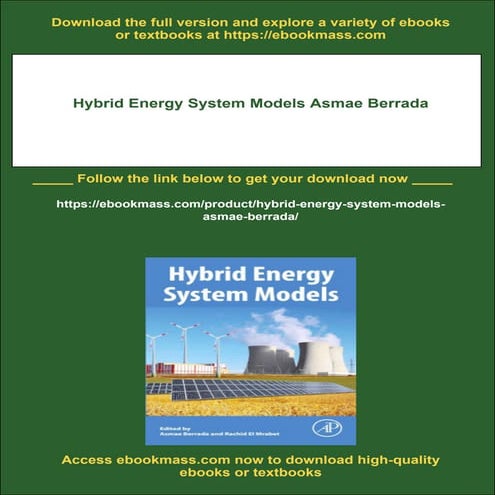 Hybrid Energy System Models Asmae Berrada | PDF