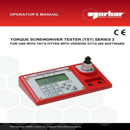 MANUAL DE TORCÓMETRO norbar detalles de aspectos relacionados con la ...