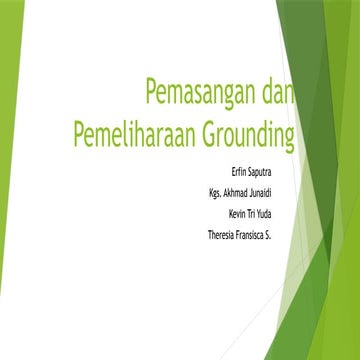 343158270-Pemasangan-dan-Pemeliharaan-Grounding-pptx.pptx
