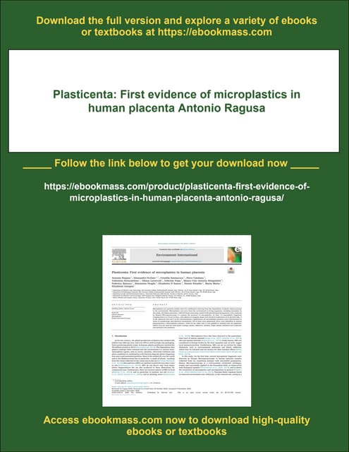 Microplastics and human health risk assessment | PPTX