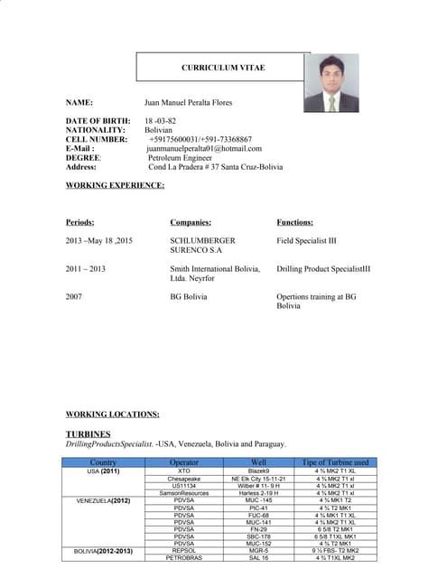 Resume - Daniel Galvao 05-2015 | PDF | Air Travel | Travel Type