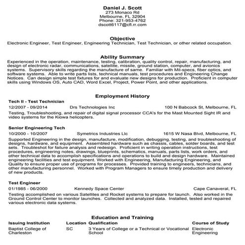 Resume - General | DOCX