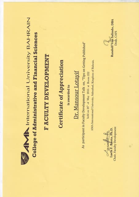 ICDL ADVANCE CERTIFICATE | PDF