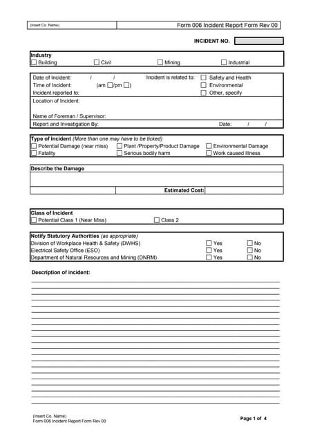 13 toolbox meeting form | PDF